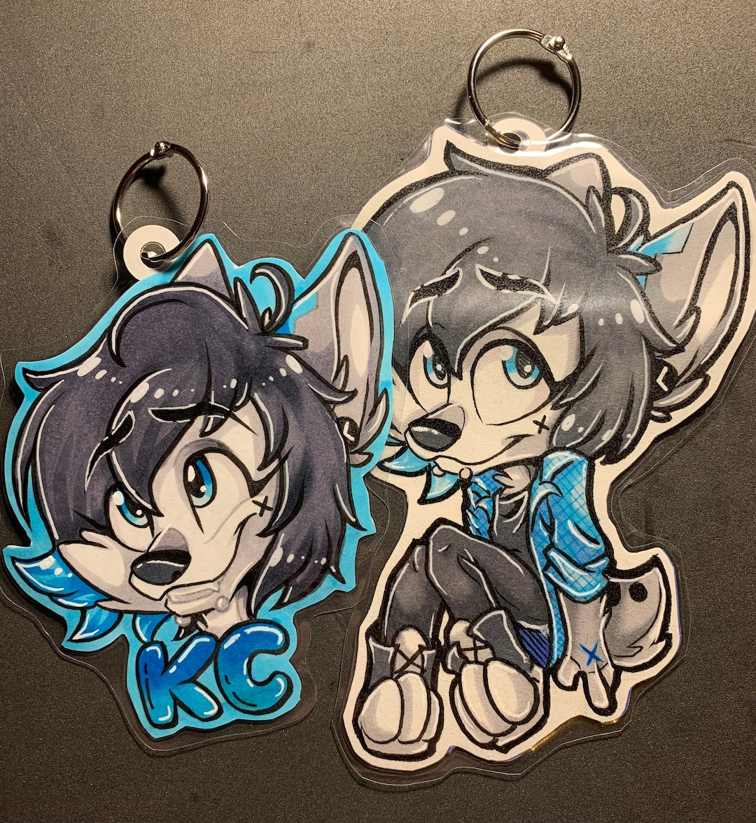 Custom Traditional Furry Character Badge - Etsy