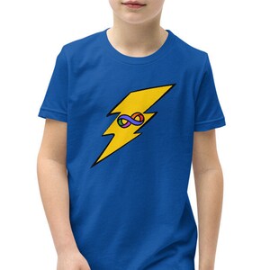 Spectrum Lightning Bolt Kids Shirt , Autism Shirt , Neurodiversity ...