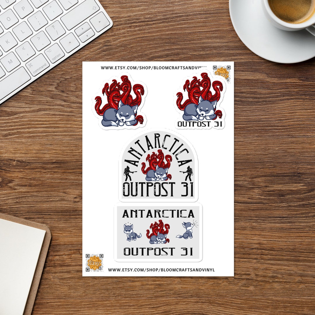 Outpost 31 Stickers, the Thing Inspired Stickers - Etsy