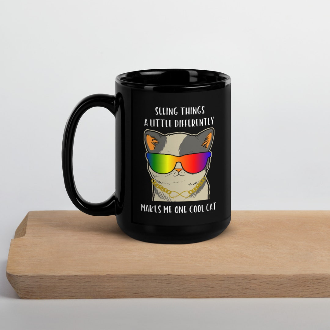 Spectrum Cat Mug, Autism Spectrum, Neurodiversity - Etsy