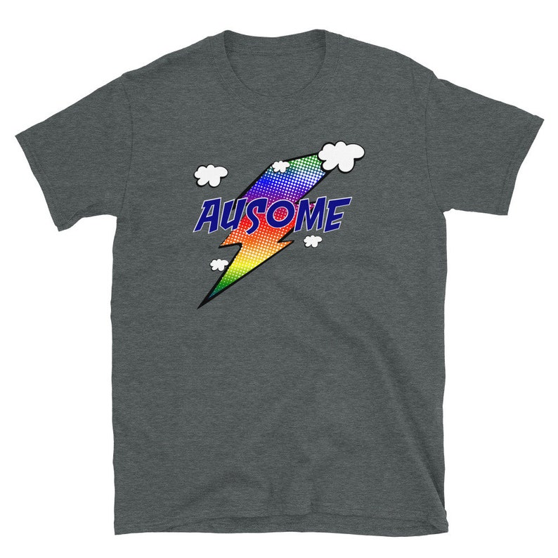 Ausome Spectrum Bolt Shirt Autism Shirt Neurodiversity - Etsy