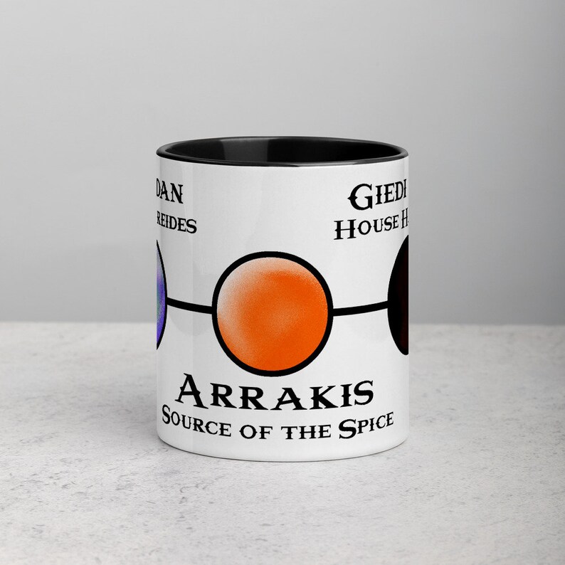 Spacing Guild Mug Arrakis Mug Spice Must Flow Dune - Etsy