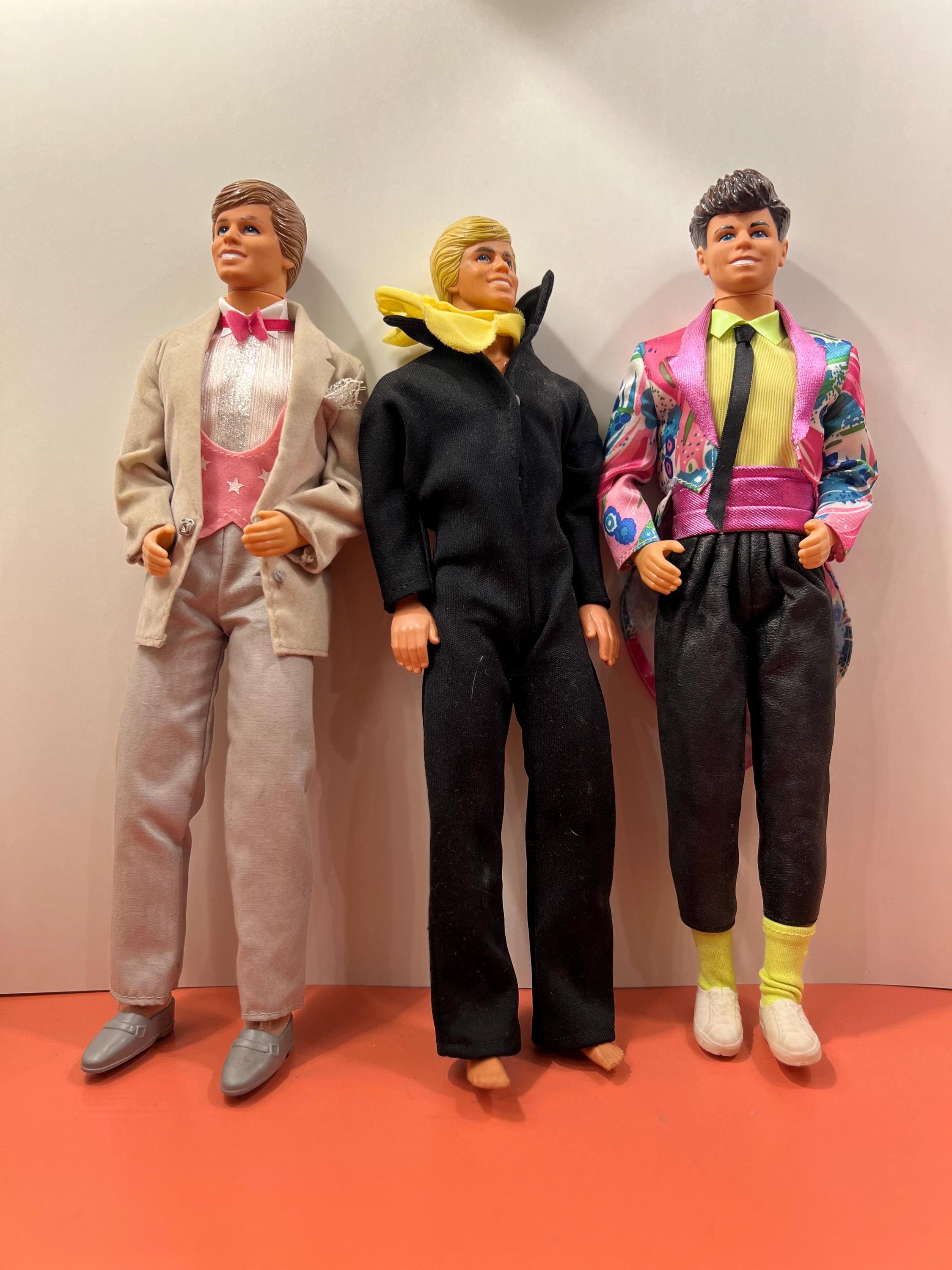 Barbies Ken Male Barbie Dressed Vintage Barbies - Etsy