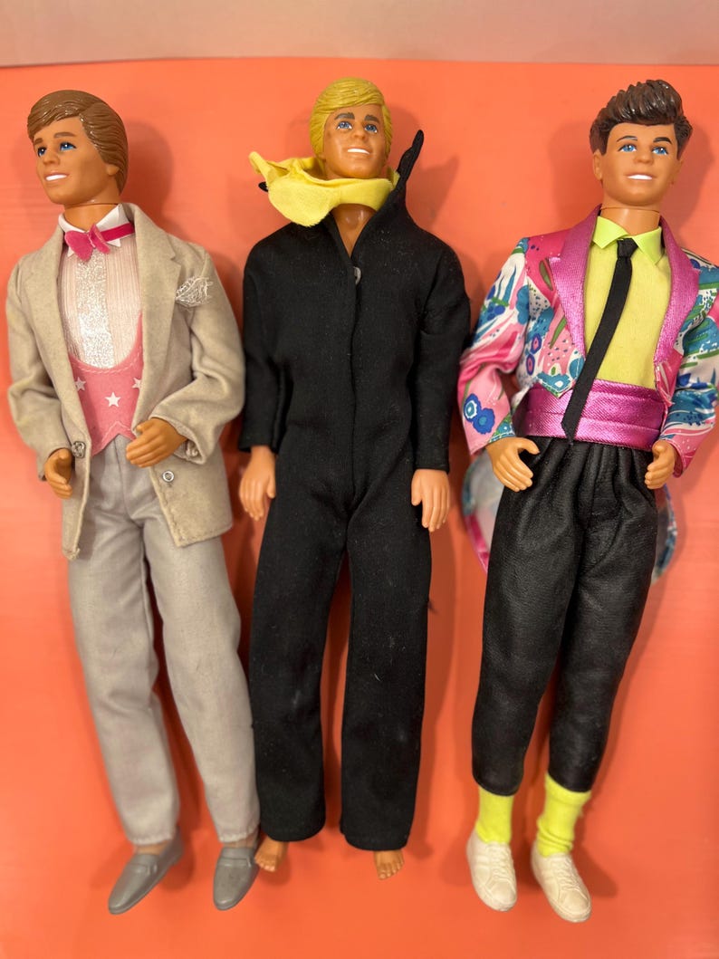 Barbies Ken Male Barbie Dressed Vintage Barbies - Etsy