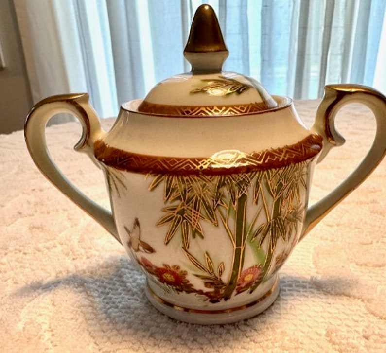 Vintage Yamasan Occupied Japan Porcelain Tea Set - Etsy