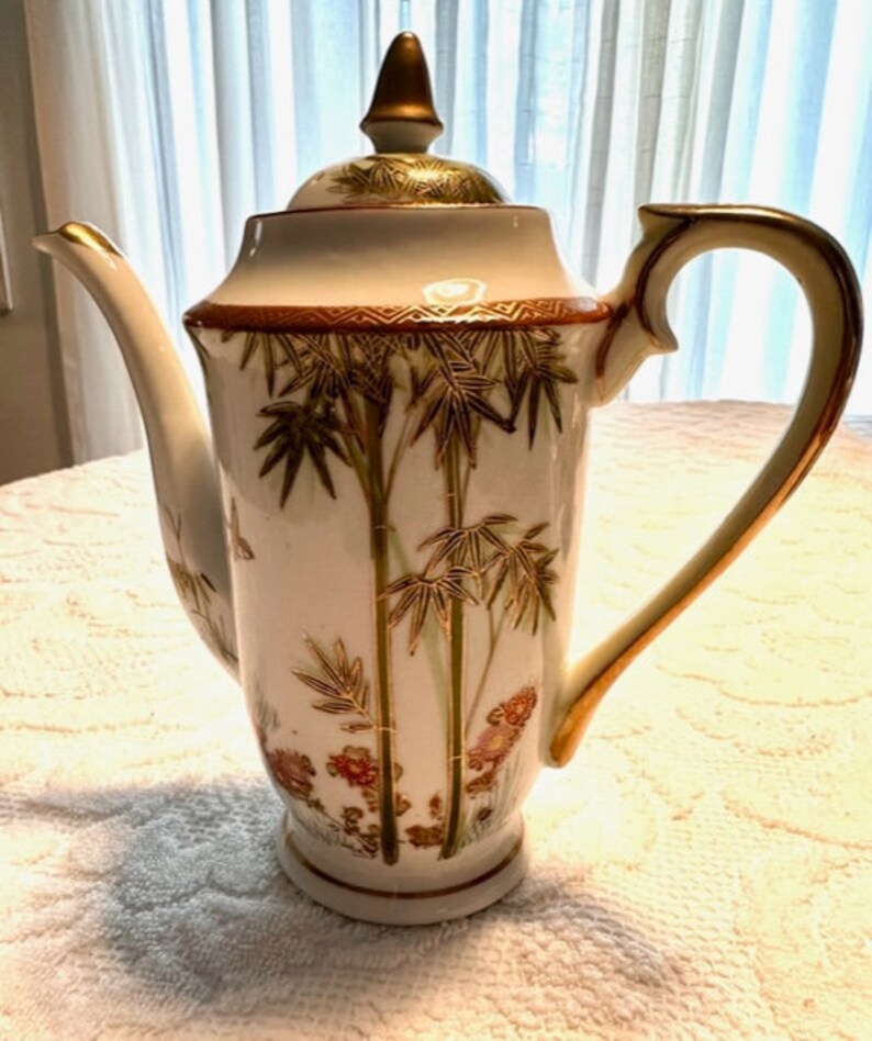 Vintage Yamasan Occupied Japan Porcelain Tea Set - Etsy