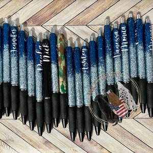 Custom Glitter Pens - Etsy