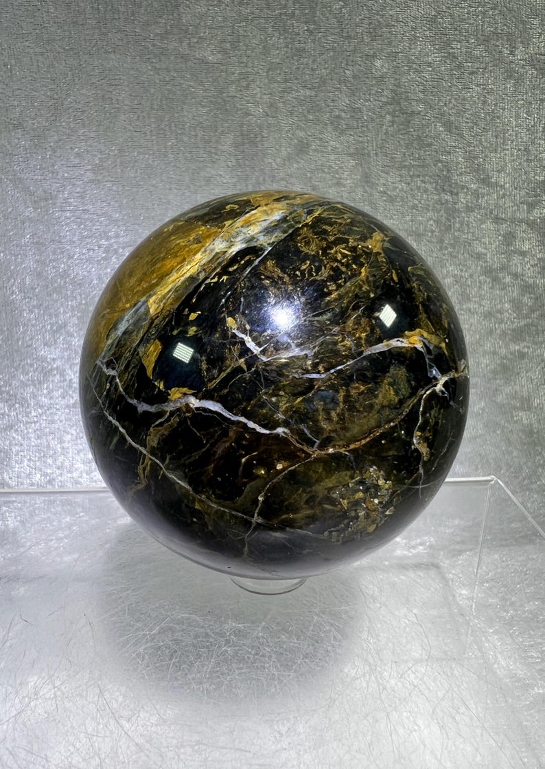 Blue Opal Sphere: Rare Indonesian Crystal Display (68mm, 362g - Etsy