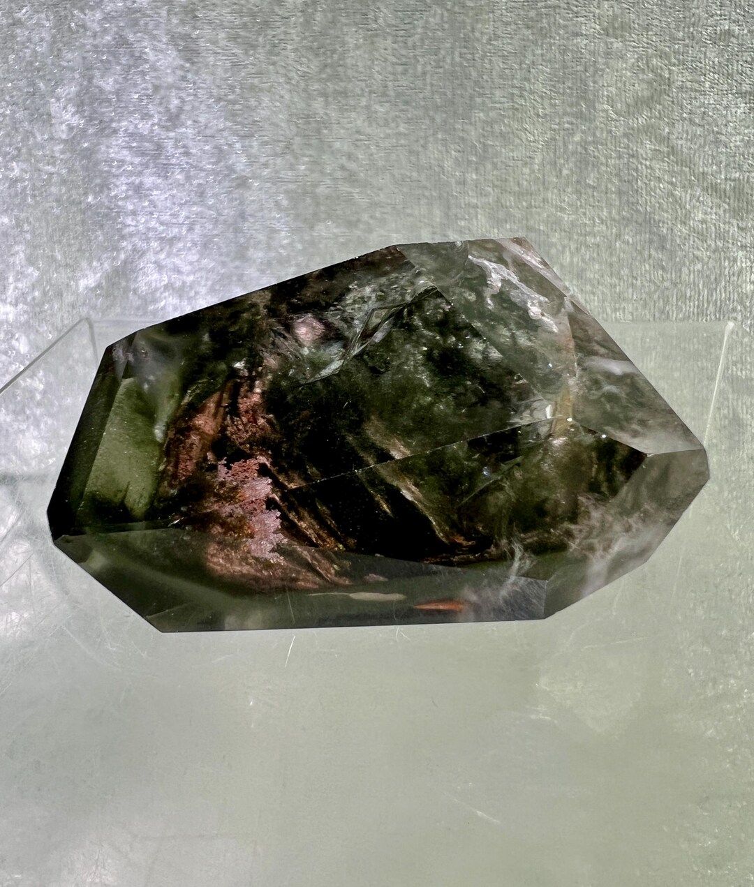 Beautiful Green and Red Garden Quartz Freeform. Amazing Red and Green ...