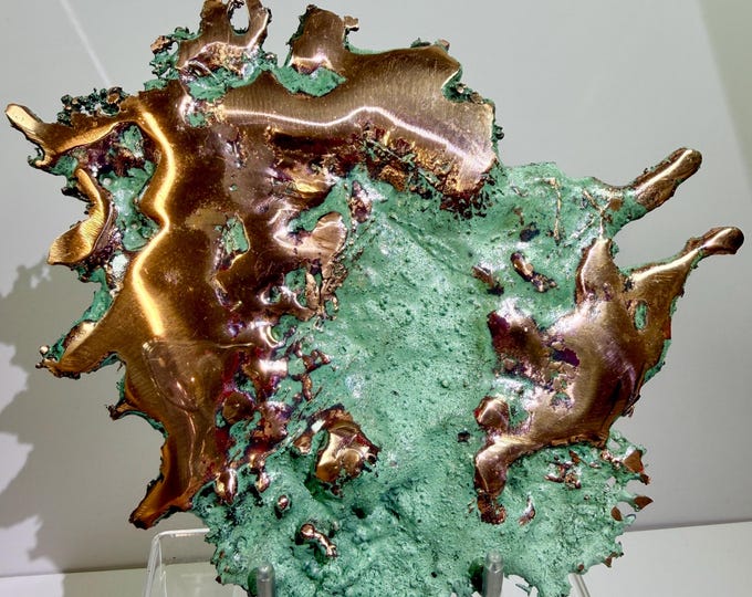 Copper Splash Freeform Sculpture: Amazing Copper Art One of A Kind ...