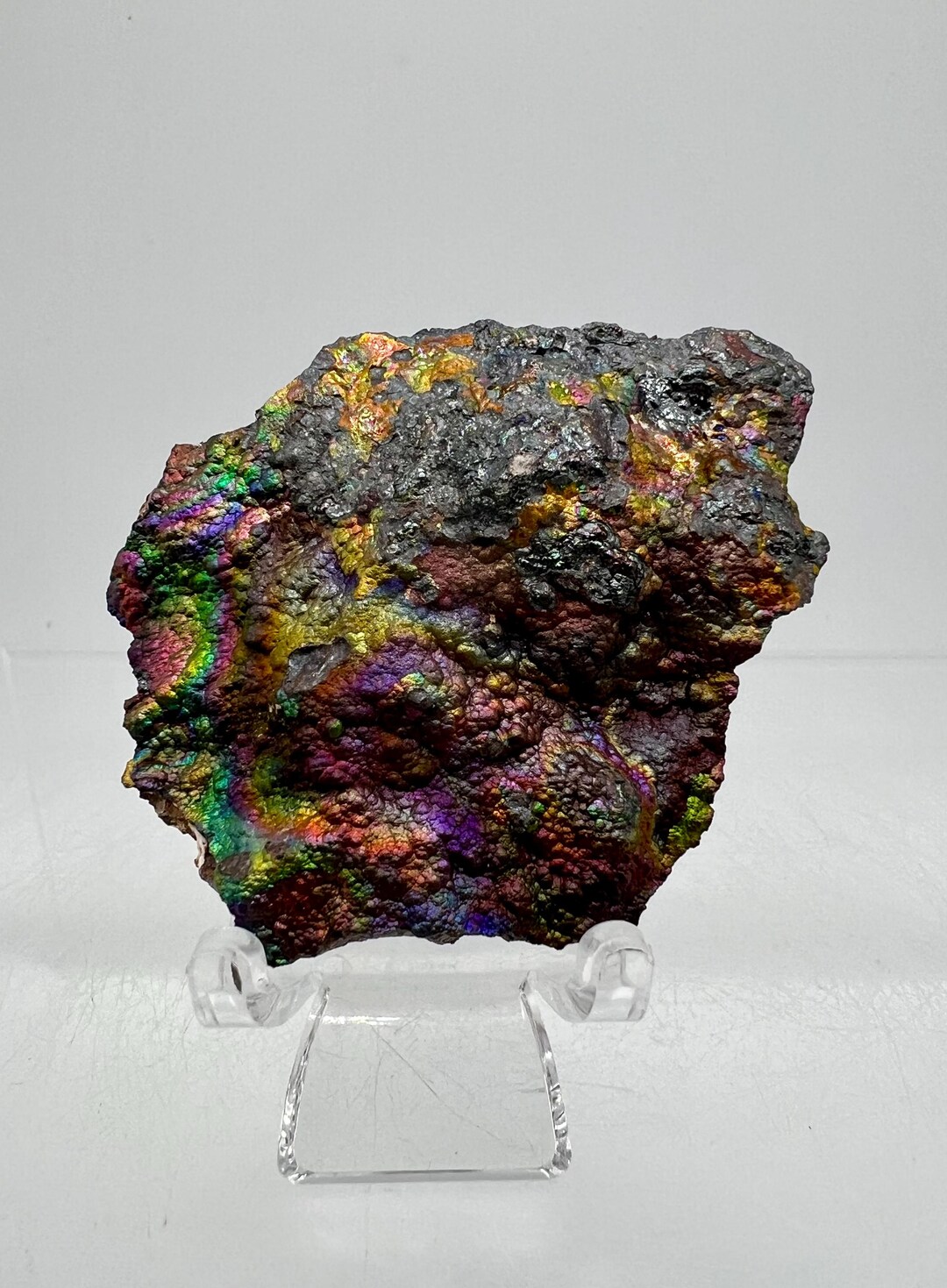 Iridescent Turgite From Chihuahua, Mexico. Gorgeous Rainbow Flash ...