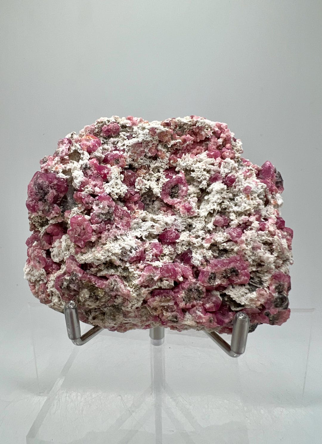 Beautiful Rasberry Grossular Garnet Specimen. Gorgeous Pink Garnet From ...