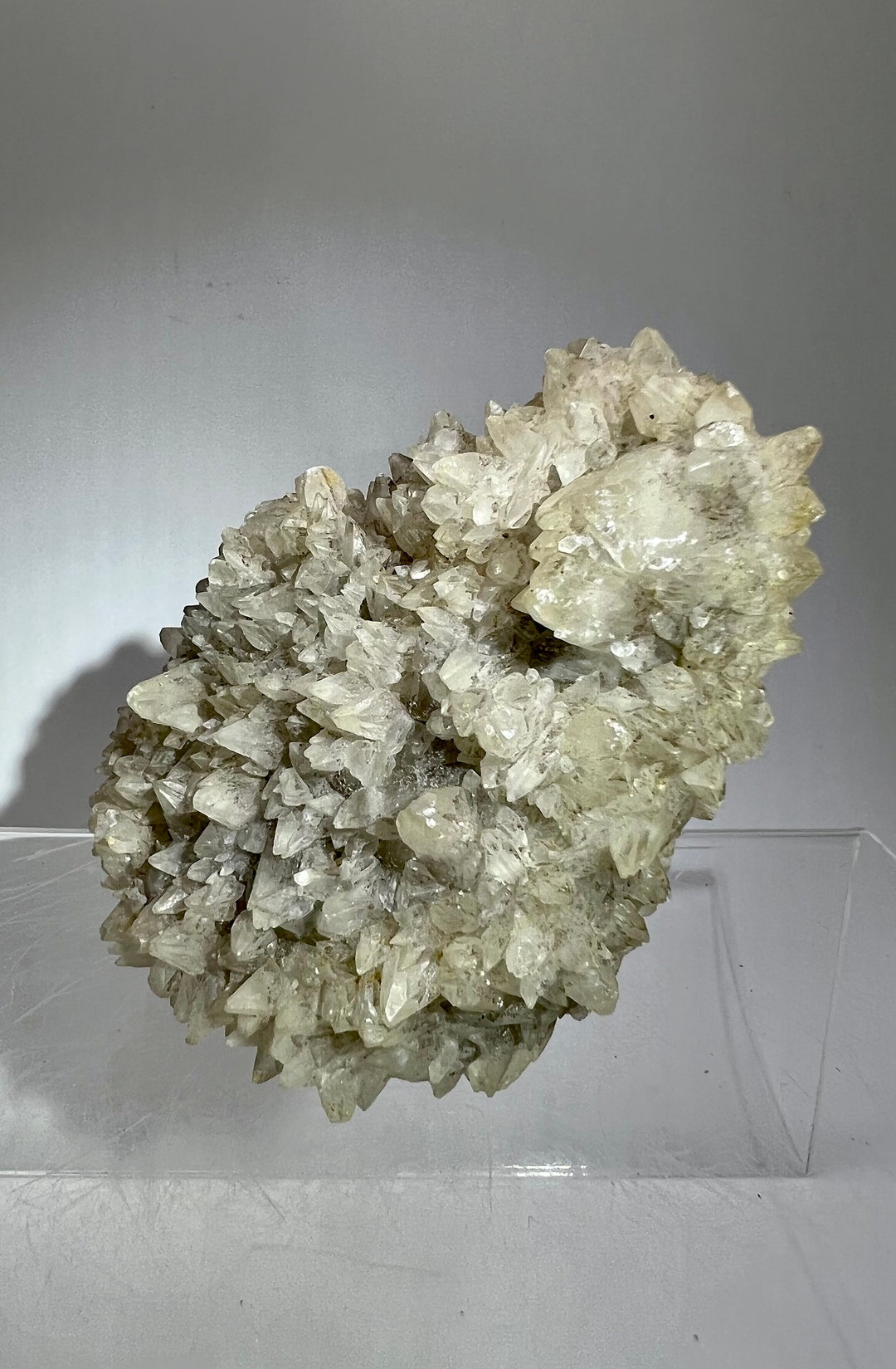 Beautiful Clear Calcite Cluster. Spiky Dogtooth Calcite Specimen. - Etsy