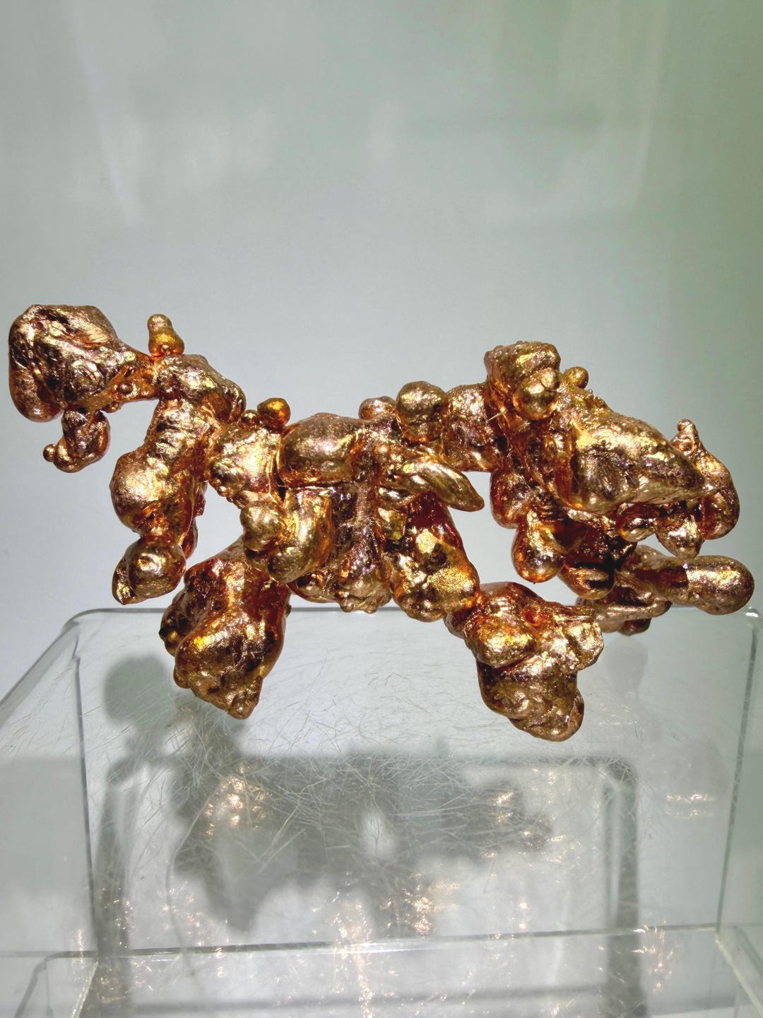 Copper Specimen From Michigan Sculptured Copper Art Collectors Piece ...