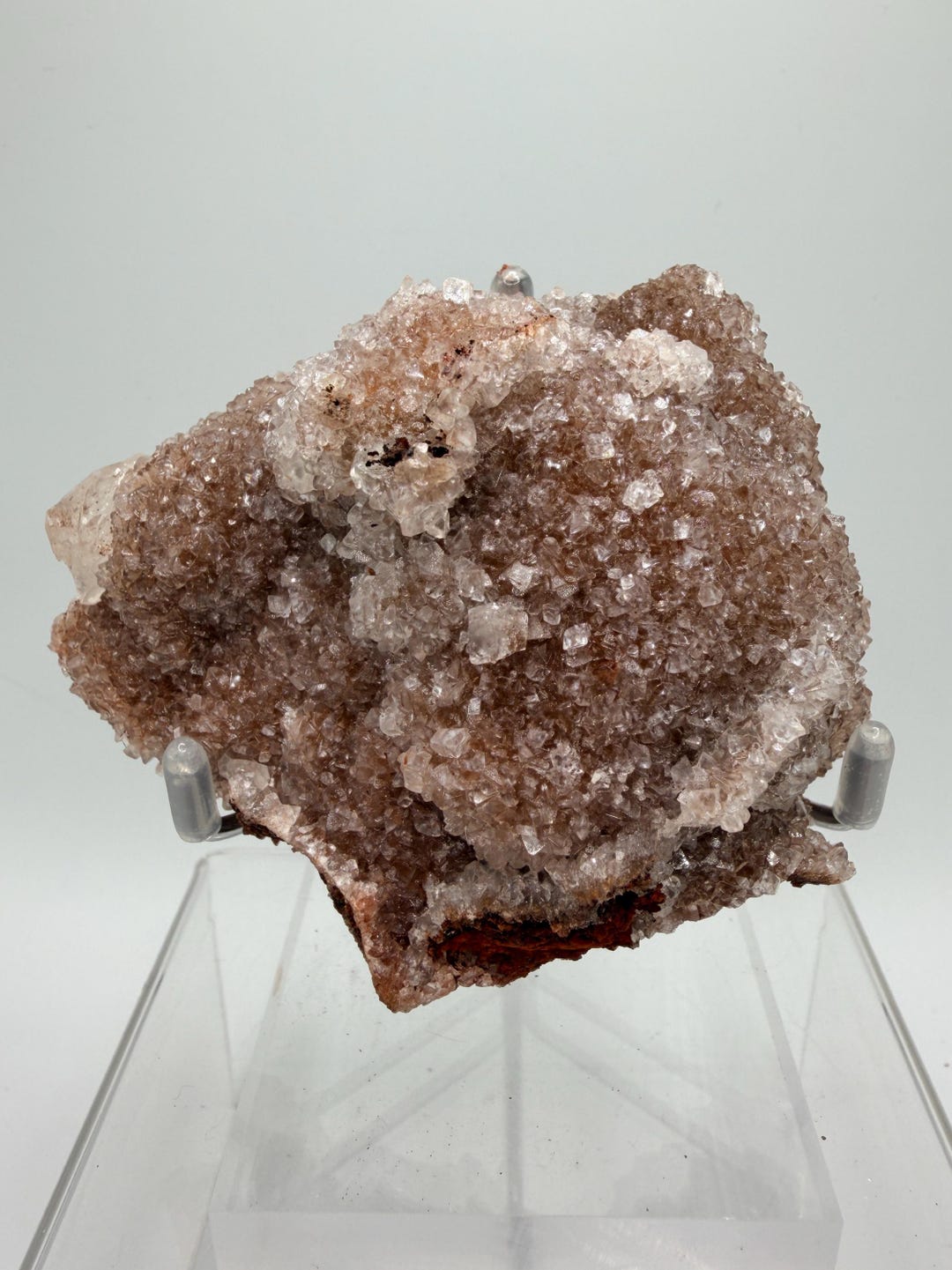 Red Diamond Calcite Specimen: Gorgeous Druzy Flash Stunning Crystal ...