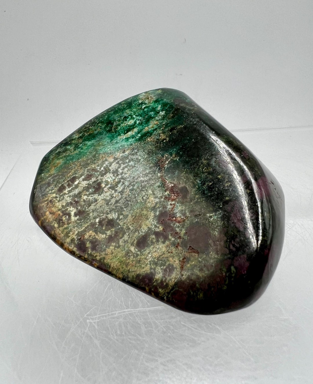 Ruby Verdite Freeform: Polished Zimbabwe Crystal, UV Reactive - Etsy