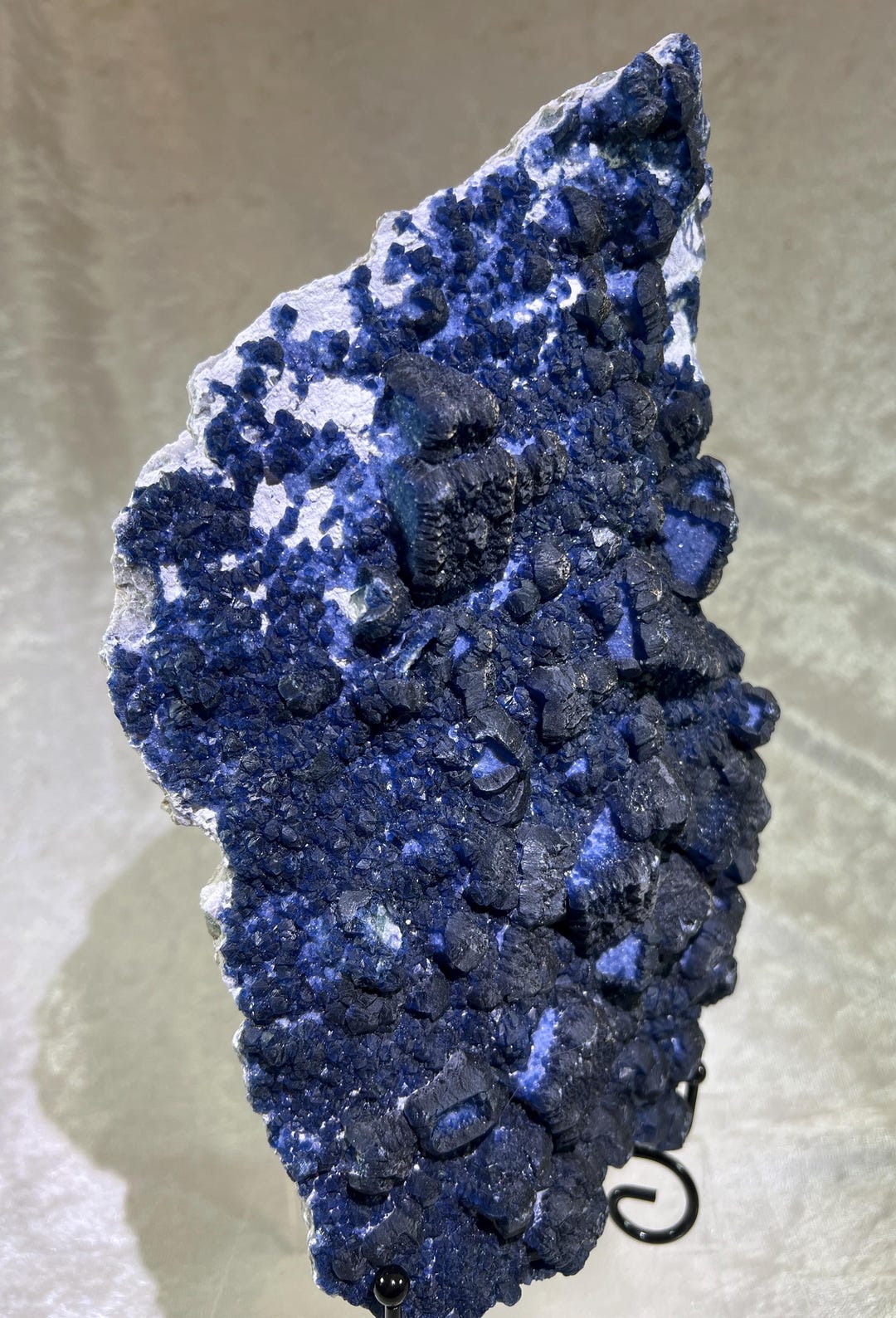 Amazing XL Blueberry Fluorite Specimen. 6.9 Lbs. Very Rare and High ...