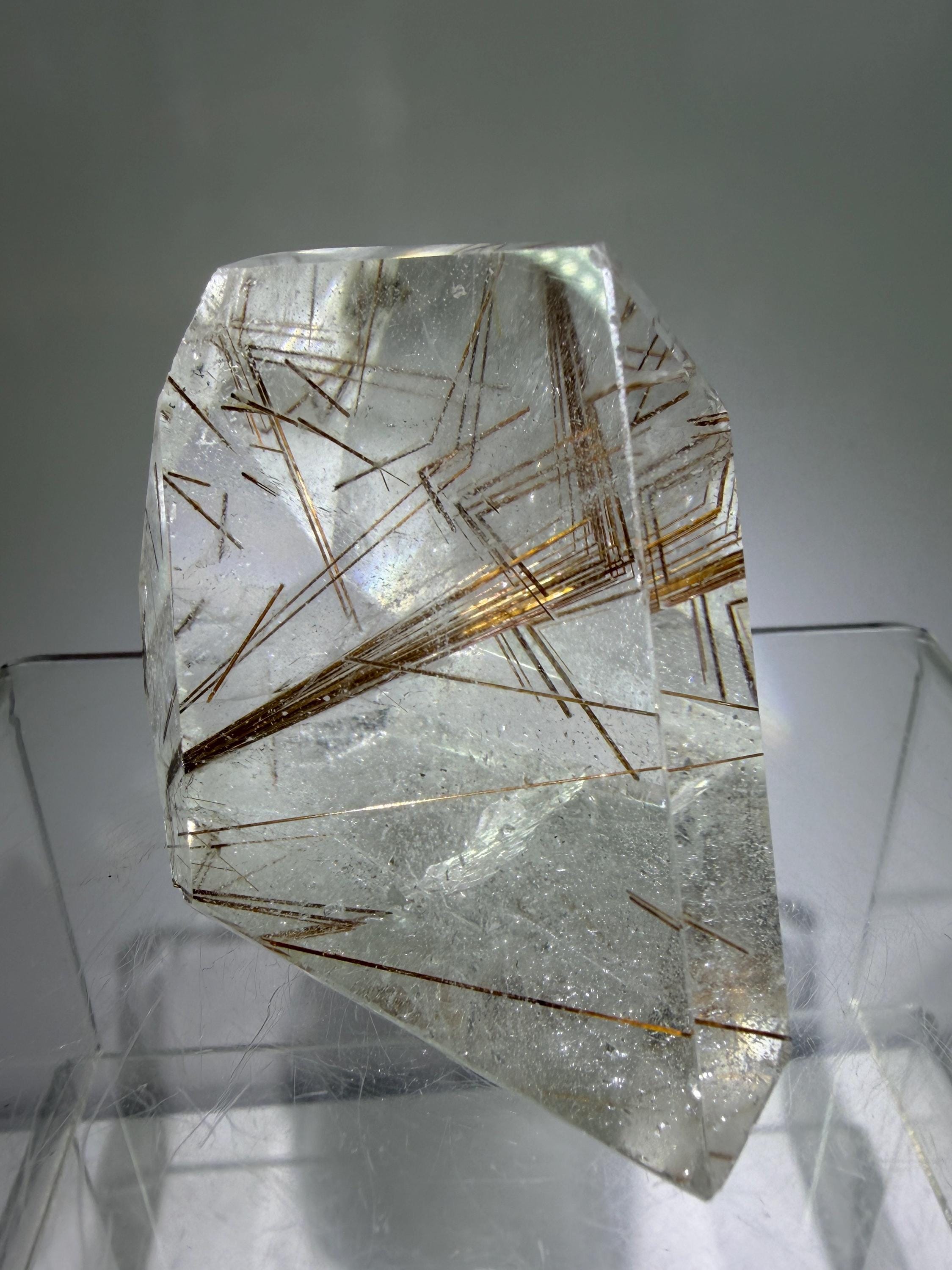 Copper Rutile Quartz Freeform: Very Rare Color Rutile Inclusions High ...