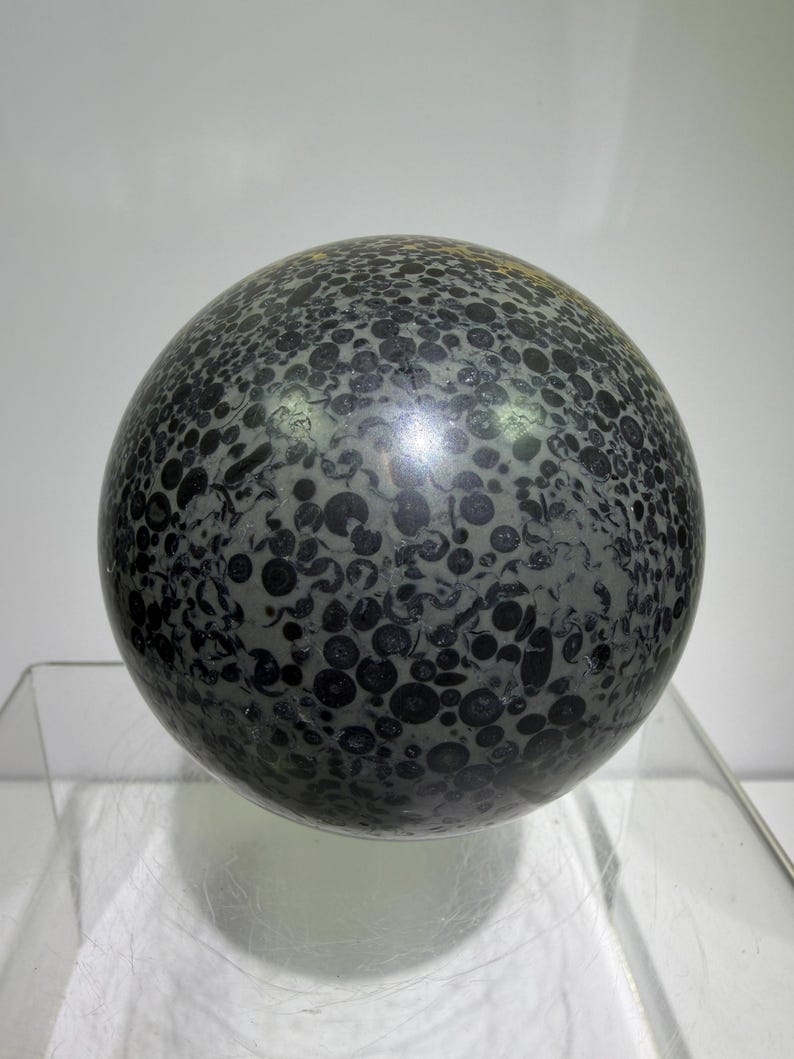 Leopardskin Jasper Sphere: 72mm Large High Quality Sphere With Stunning ...