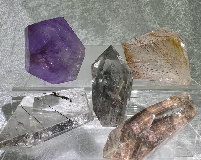 Wholesale Lot of Garden Quartz and Rutile Freeforms. Amazing Variety of ...