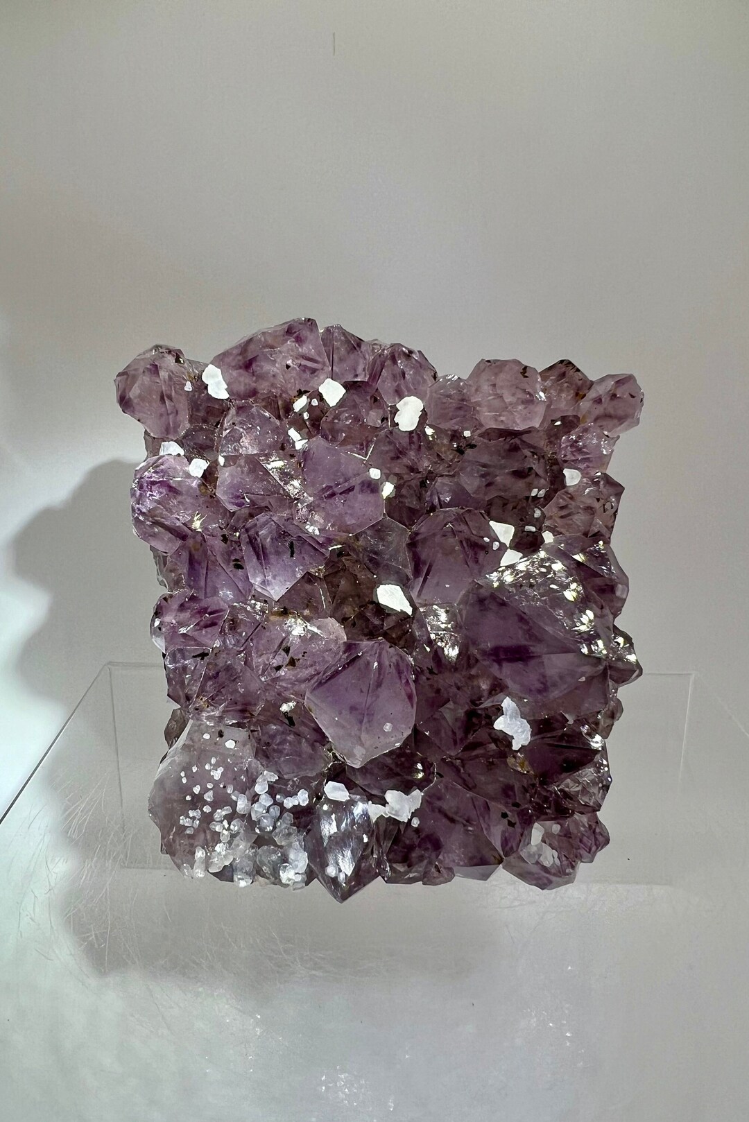 Very Rare Amethyst Cacoxenite. Stunning Purple Amethyst With Cacoxenite ...