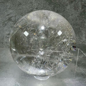 Large Rutile Quartz Sphere. 59mm. Stunning Rainbows! Amazing Rutilated ...