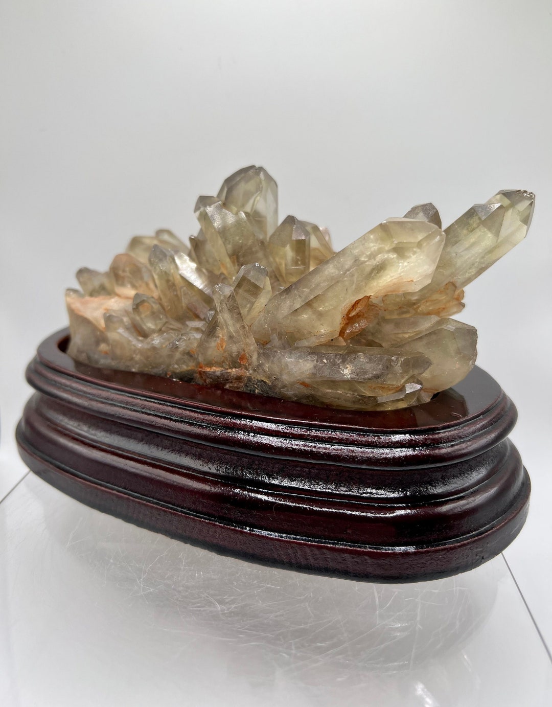 Large Natural Citrine Cluster. 1.6 Lbs. Beautiful Citrine Specimen With ...