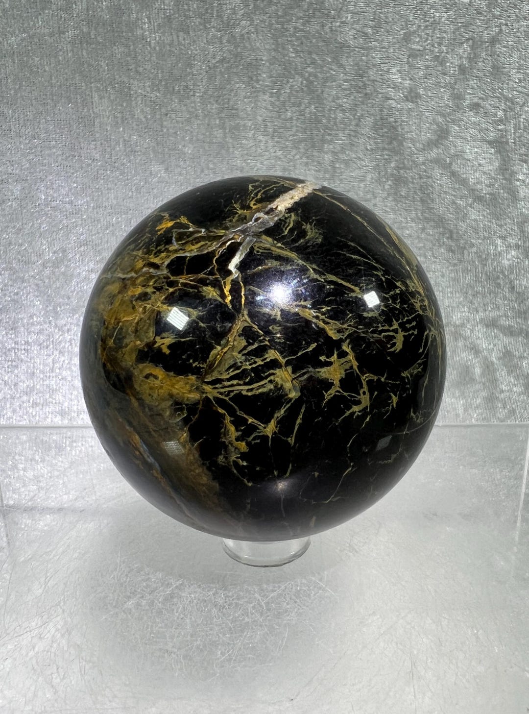 Amazing Rare Blue Opal Sphere. 60mm. Beautiful Indonesian Common Blue ...