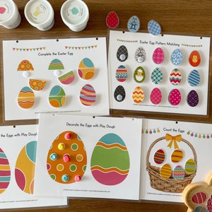 Easter Busy Book, Toddler Busy Book Bundle, Easter Basket Gift, Numbers ...