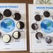 Moon Phases Printable, Phases of the Moon Flashcards, Educational ...