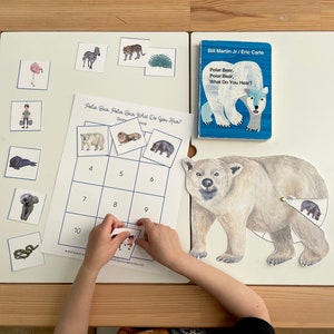 Polar Bear Busy Book Page: Eric Carle Story Wheel (PDF) - Etsy