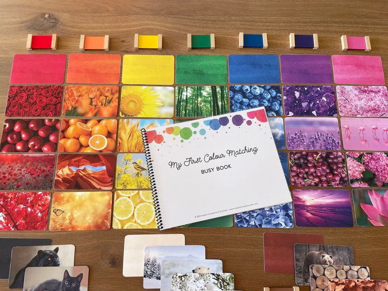 Toddler Color Matching Busy Book: Colors in Nature (printable PDF) - Etsy
