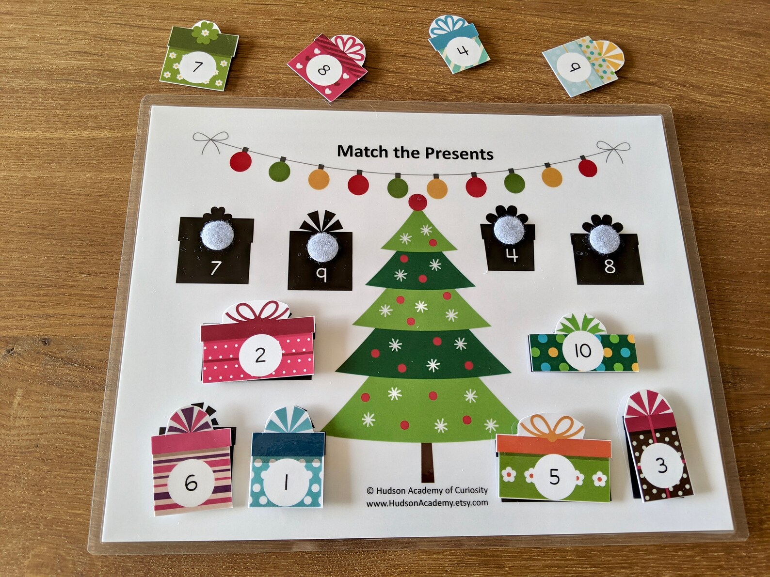 Christmas Busy Book Printable Toddler Busy Book File Folder | Etsy