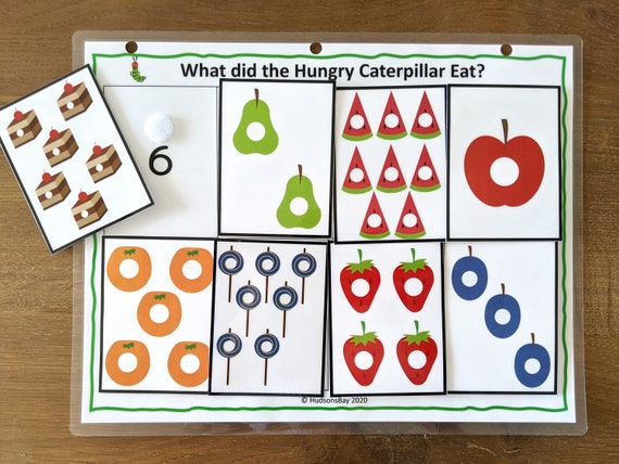 The Very Hungry Caterpillar Math Worksheets