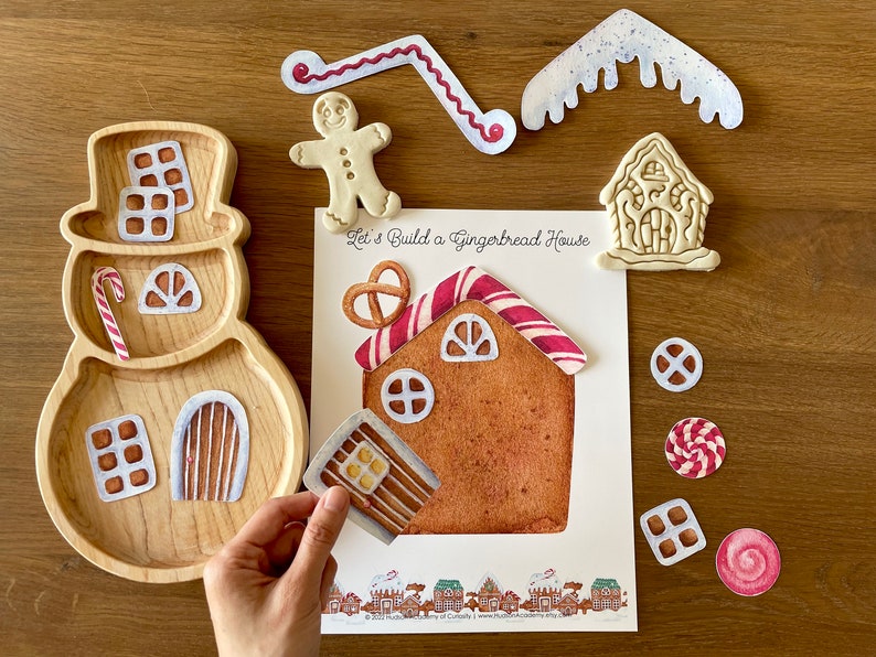 Gingerbread House Activity: Christmas Busy Book Printable (digital ...