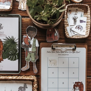 Zoology Themed Math Unit, Zoo Animals Busy Book, Telling-time, Animal ...