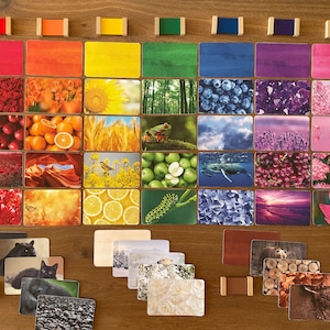 Color Matching Cards: Nature Photos, Montessori Learning (printable PDF ...