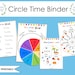Circle Time Binder Preschool and Kindergarten Worksheets - Etsy Canada