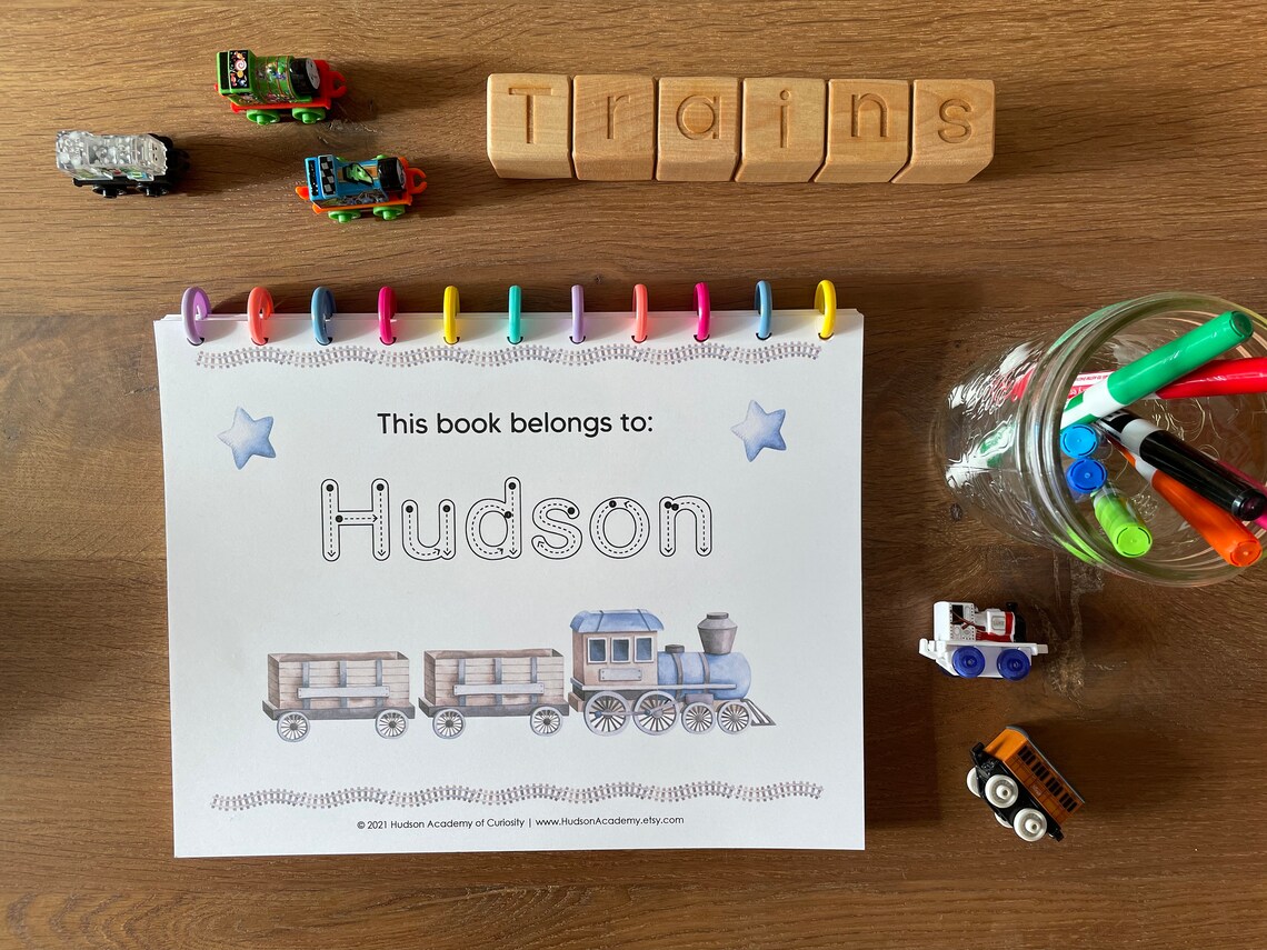 Thomas Trains Alphabet Letter Tracing Thomas and Friends - Etsy