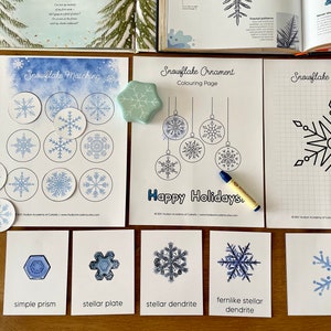 Snowflake Activity Pack: Winter Learning for Toddlers (PDF) - Etsy