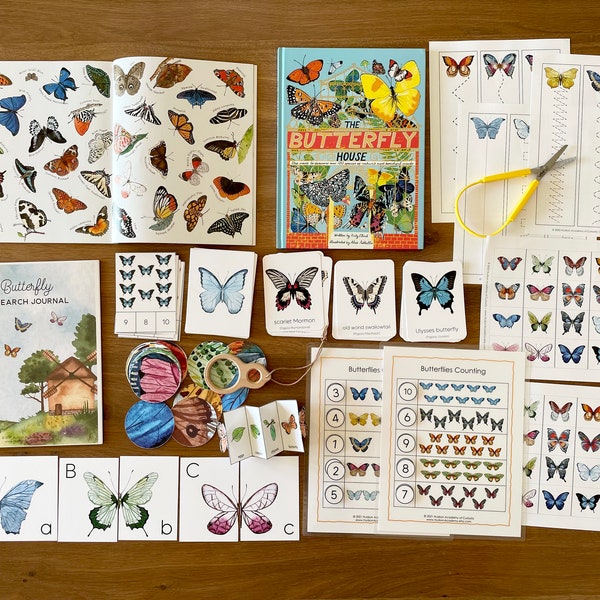 Butterfly Matching Game - Etsy