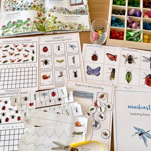 Minibeasts Learning Pack: Nature Study Activity Worksheets (instant ...