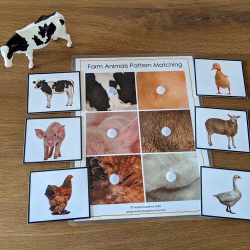 Busy Book Printable Worksheets Set Matching Activities - Etsy