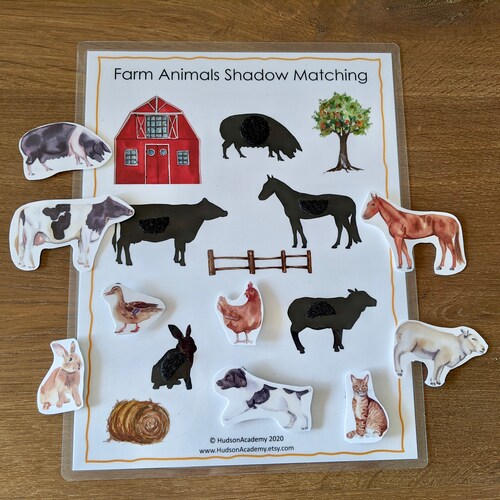 Busy Book Printable Worksheet Matching Activities Toddler - Etsy