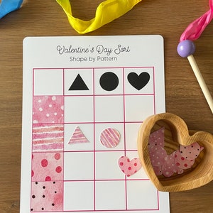 Valentine's Day Sorting Activities Bundle, Size Sorting, Color Sorting ...