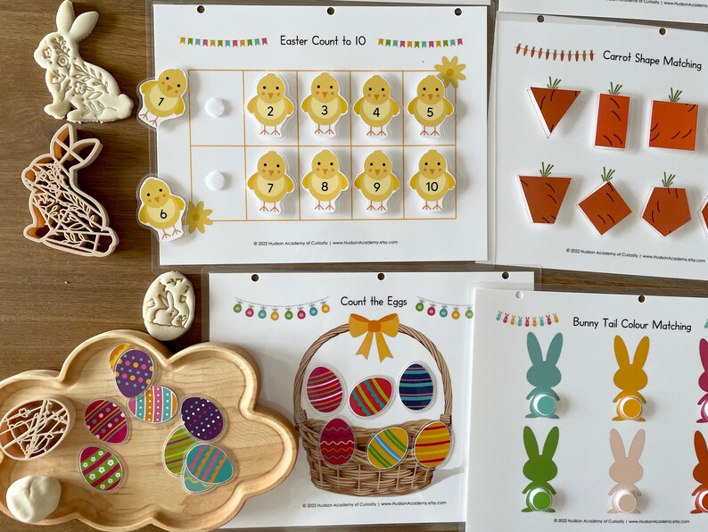 Easter Busy Book Bundle: Toddler Learning Activities (digital Download ...