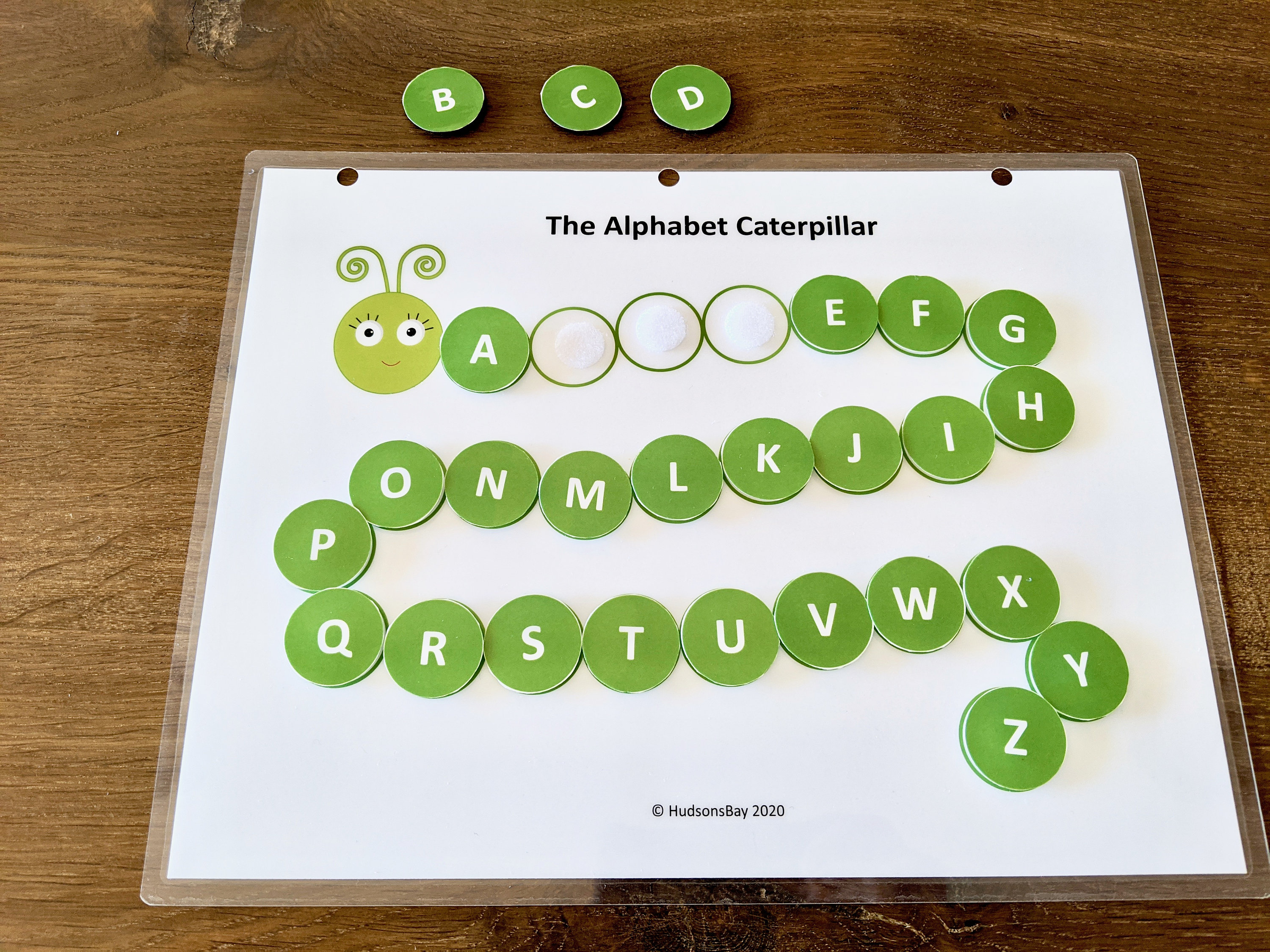 BUSY BOOK PRINTABLE Worksheet Alphabet Caterpillar Worksheet - Etsy