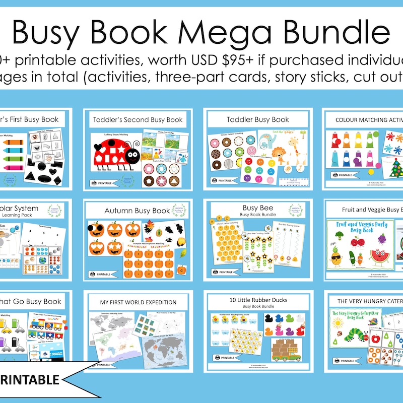 Preschool Learning Binder - Etsy