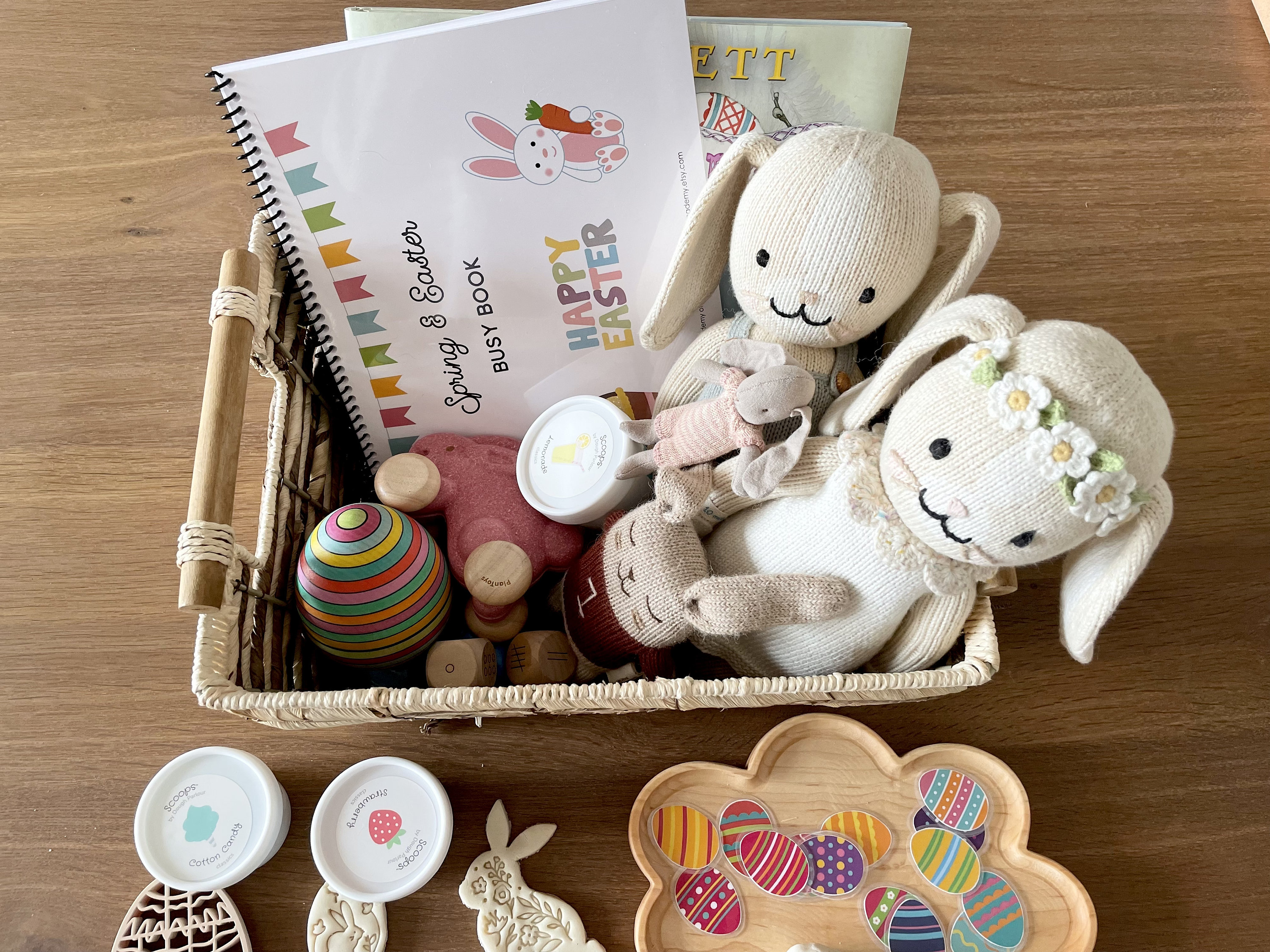 Easter Busy Book Toddler Busy Book Bundle Easter Basket - Etsy
