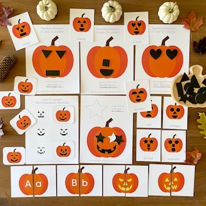 Halloween Jack-o-lantern Emotions Busy Book Bundle (digital Download ...